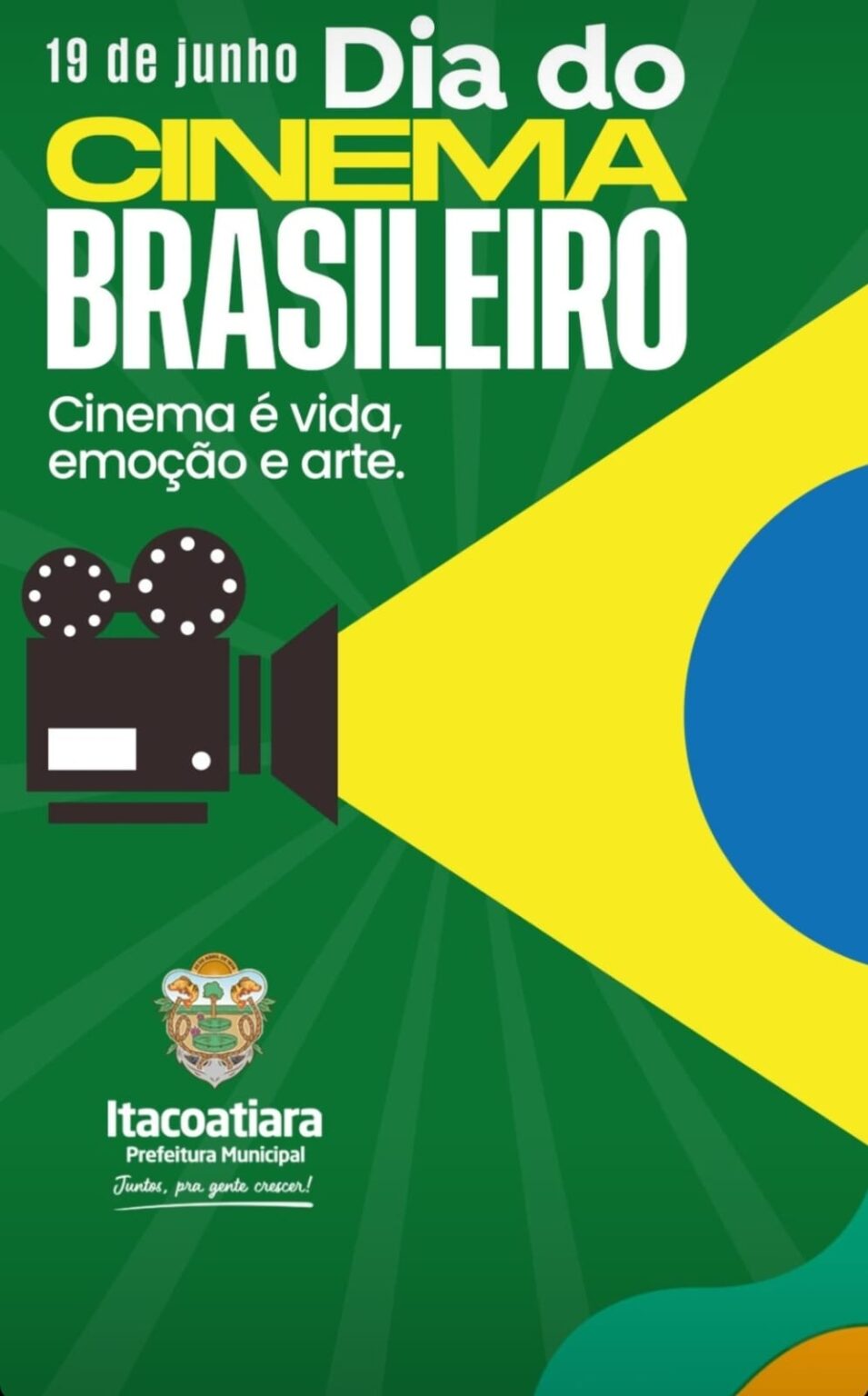 19 de Junho – Dia do Cinema Brasileiro - Site Oficial da Prefeitura ...